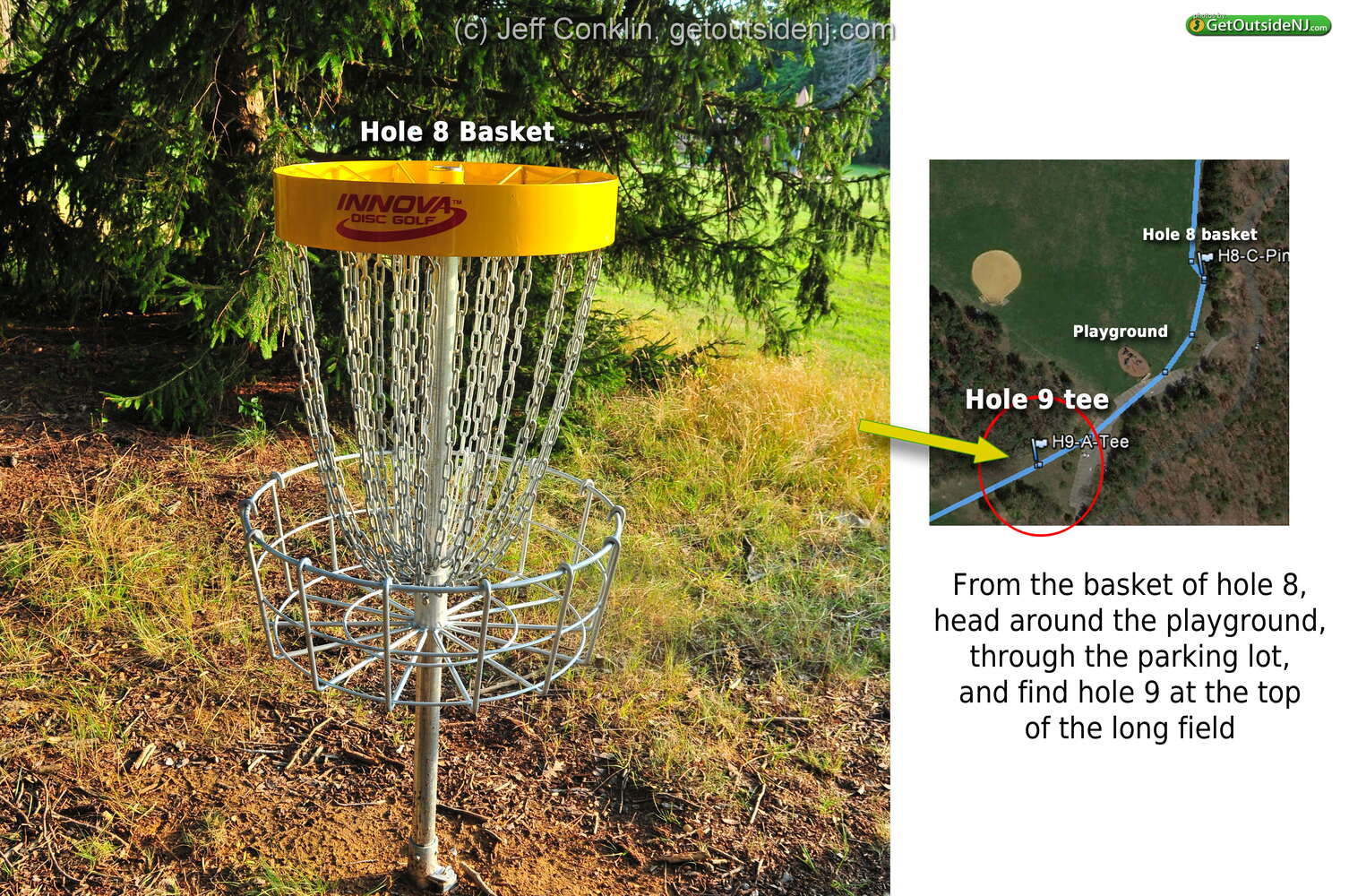 Photo Walk-through Tour of Ocean County Disc Golf Course (9-hole) | Get ...